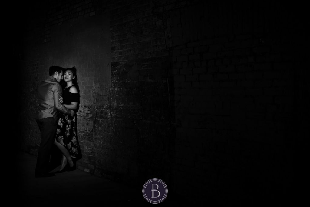 Romantic Engagement Session Winnipeg Exchange District